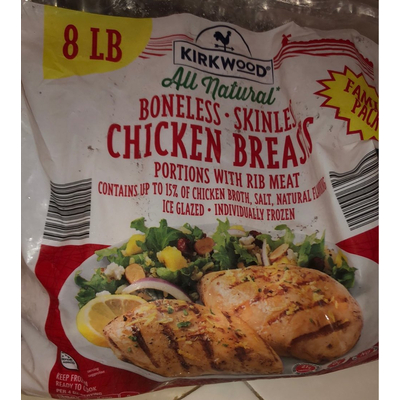 Carbs in Kirkwood All Natural Boneless Skinless Chicken Breasts | Carb ...