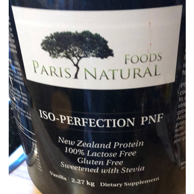 Carbs in Foods Paris Natural ISO- Perfection PNF New Zealand Protein ...