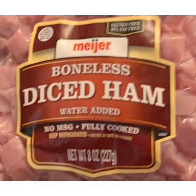 Carbs in Meijer Boneless Diced Ham | Carb Manager