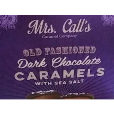 Carbs in Mrs. Call's Candy Co. Old Fashioned Dark Chocolate Caramels ...