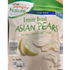 Calories in Freeze Dried Asian Pears from Simply Nature