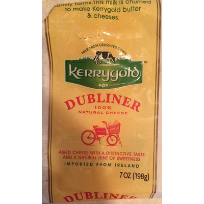 Carbs in Kerrygold Dubliner Cheese | Carb Manager