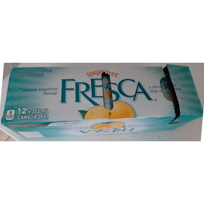 Carbs in Fresca Sugar Free, Natural Grapefruit Flavour | Carb Manager