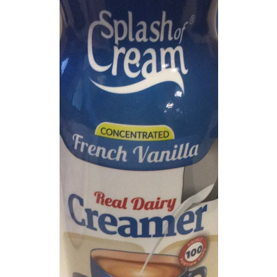 Carbs in Splash of Cream Real Dairy Creamer, Concentrated French ...