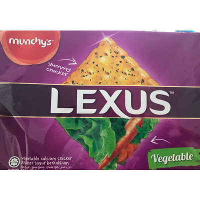 Carbs in Lexus Vegetable Calcium Cracker | Carb Manager