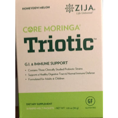 Carbs in Zija Core Moringa Triotic Rapid Melt Packets Dietary ...