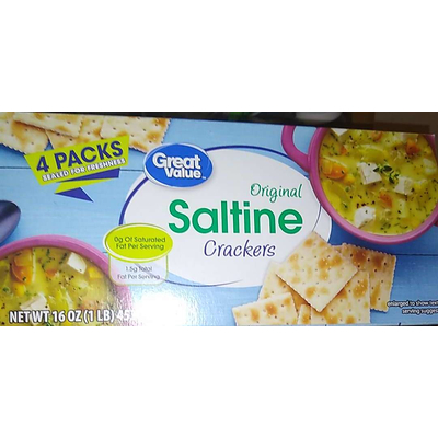 Carbs in Great Value Original Saltine Crackers | Carb Manager