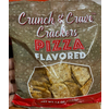 Calories in Pizza Flavored Crackers from Crunch & Crave