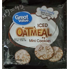 Calories in Iced Oatmeal Mini Cookies from Great Value