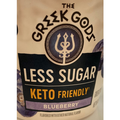 Carbs in The Greek Gods Less Sugar Keto Friendly Blueberry Greek Style ...