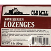 Calories in Wintergreen Lozenges from Old Mill