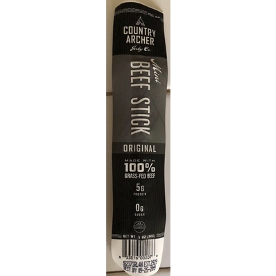 Carbs in Country Archer Mini Beef Stick, Original | Carb Manager