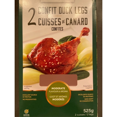 Carbs in Gibiers Canabec Confit Duck Legs | Carb Manager