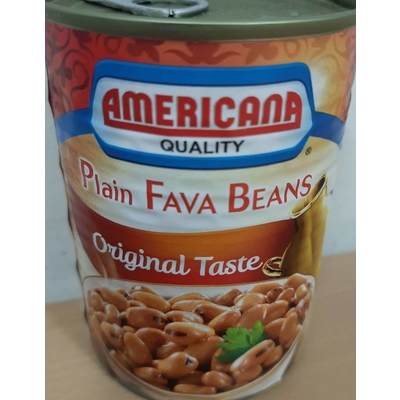 Carbs in Americana Qualilty Original Taste Plain Fava Beans | Carb Manager