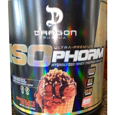 Carbs in Dragon Pharma Chocolate Ice Cream ISO Phorm Ultra-Premium ...