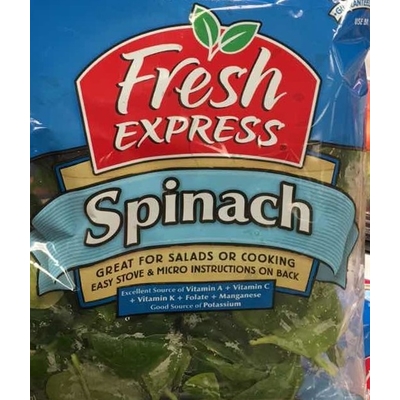 Top 50 most popular: spinach