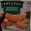 Calories in Vegetable Egg Rolls from Tai Pei