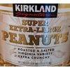 Calories in Super Extra-Large Peanuts from Kirkland Signature