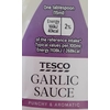 Calories in Garlic Sauce from Tesco