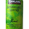 Calories in Lime Sparkling Water from Kirkland Signature