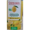 Calories in Naturally Flavored Lemonade from Concentrate, with Pulp ...