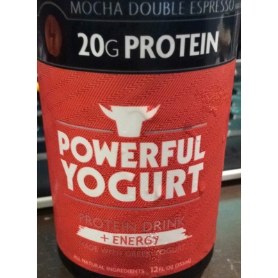 Carbs in Powerful Yogurt Protein Drink + Energy, Mocha Double Espresso ...