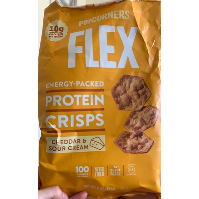 Carbs in Popcorners Flex Protein Crisps, Cheddar & Sour Cream | Carb ...