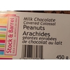 Calories in Milk Chocolate Covered Colossal Peanuts from Stock & Barrel