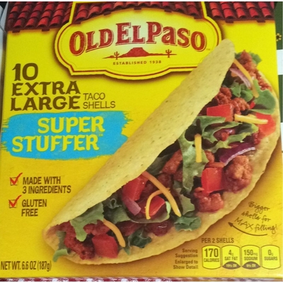 Top 50 most popular: taco shell