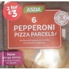 Calories in Pepperoni Pizza Parcels from ASDA