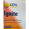 Calories in Ignite Dietary Supplement Stick Packs, Natural Mixed Berry ...