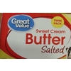 Calories in Salted Sweet Cream Butter from Great Value