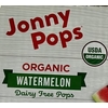 Calories in Organic Watermelon Dairy Free Pops from Jonny Pops