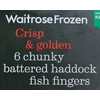 Calories in Crisp & Golden Chunky Battered Haddock Fish Fingers from ...
