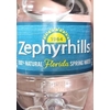 Calories in 100% Natural Florida Spring Water from Zephyrhills