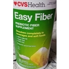 Calories in Easy Fiber Prebiotic Fiber Supplement from CVS Health