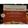 Calories in Three Cheese Mini Pizza Bagels from A Shoprite Brand Bowl ...
