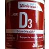 Calories in Vitamin D3 Softgels from Walgreens