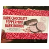 Calories in Dark Chocolate Peppermint Bark Rounds from Scott's