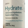 Calories in Hydrate Natural Blueberry Acai Flavor Electrolyte Drink Mix ...