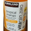 Calories in Tropical Mango Vitamin Enhanced Water Beverage from ...
