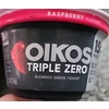 Calories in Triple Zero Raspberry Flavored Blended Greek Yogurt from Oikos