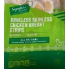 Calories in Boneless Skinless Chicken Breast Strips from Signature Farms