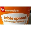 Calories in Essentials Table Spread from Woolworths