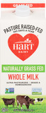 Calories in Milk, Whole, Naturally Grass Fed from Hart Dairy