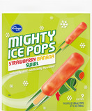 Calories in Ice Pops, Mighty, Strawberry Banana Swirl from Kroger