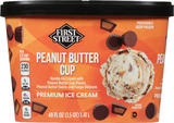 Calories in Ice Cream, Premium, Peanut Butter Cup from First Street