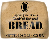 Calories in Bread, Good Old Fashioned from Captain John Derst's