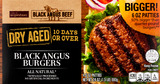 Calories in Burger Patties, Black Angus Beef, Dry Aged from Taste of ...