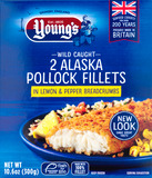 Calories in Pollock Fillets in Lemon & Pepper Breadcrumbs, Alaska from ...
